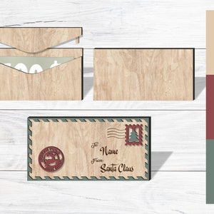 Christmas Gift Money Holder Envelope Svg Laser Cut File, Gift Cash ...
