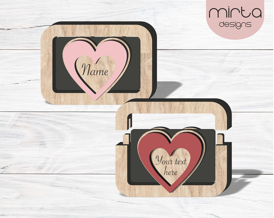 Gift Card Holder Heart Svg, Valentines Day Laser Cut File, Happy ...