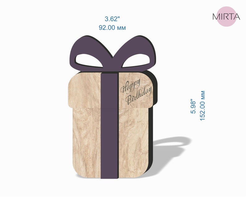 Gift Card Holder Template Svg Laser Cut File Gift Card Box - Etsy Australia
