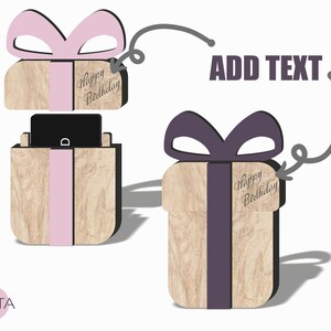 Gift Card Bundle Svg Laser Cut, Laser Cut File, Gift Card Box Bundle ...