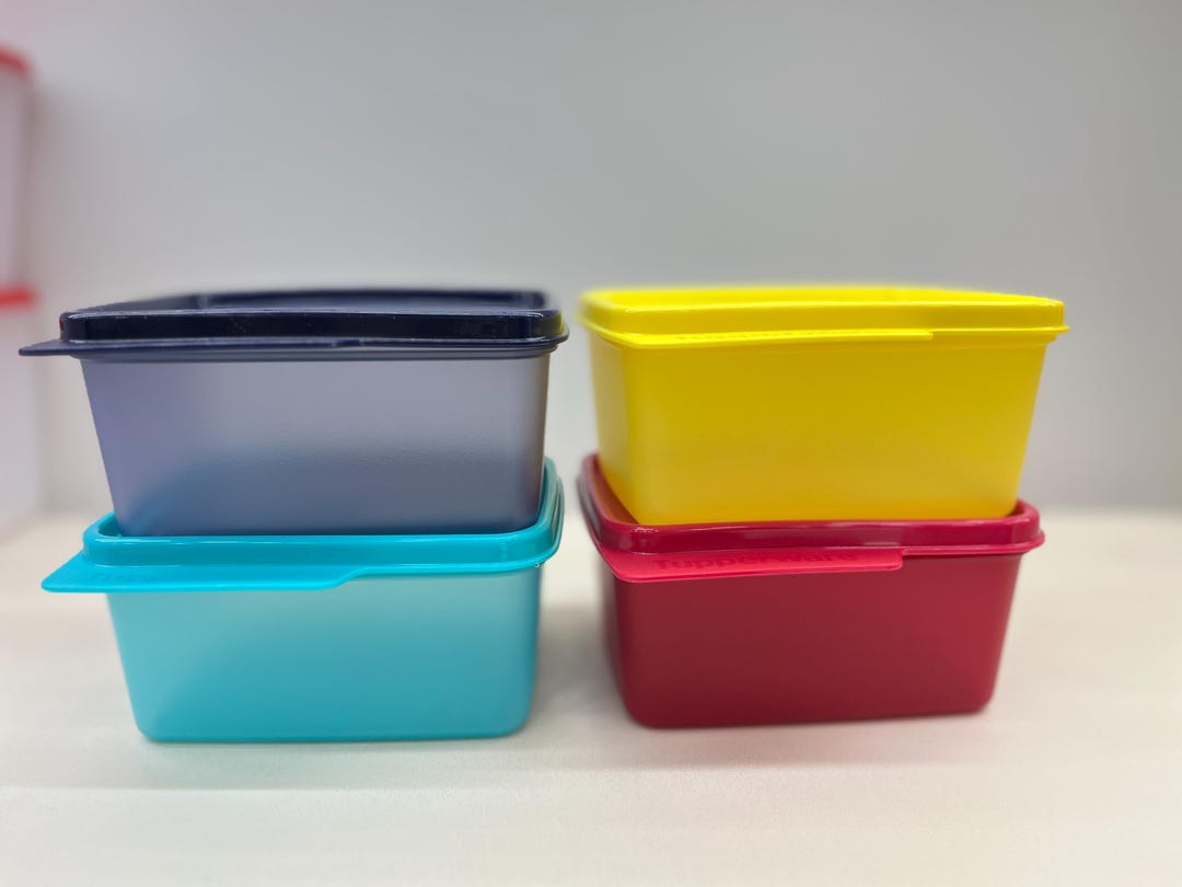 Tupperware Keep Tab Small 500ml set of 4 - Etsy