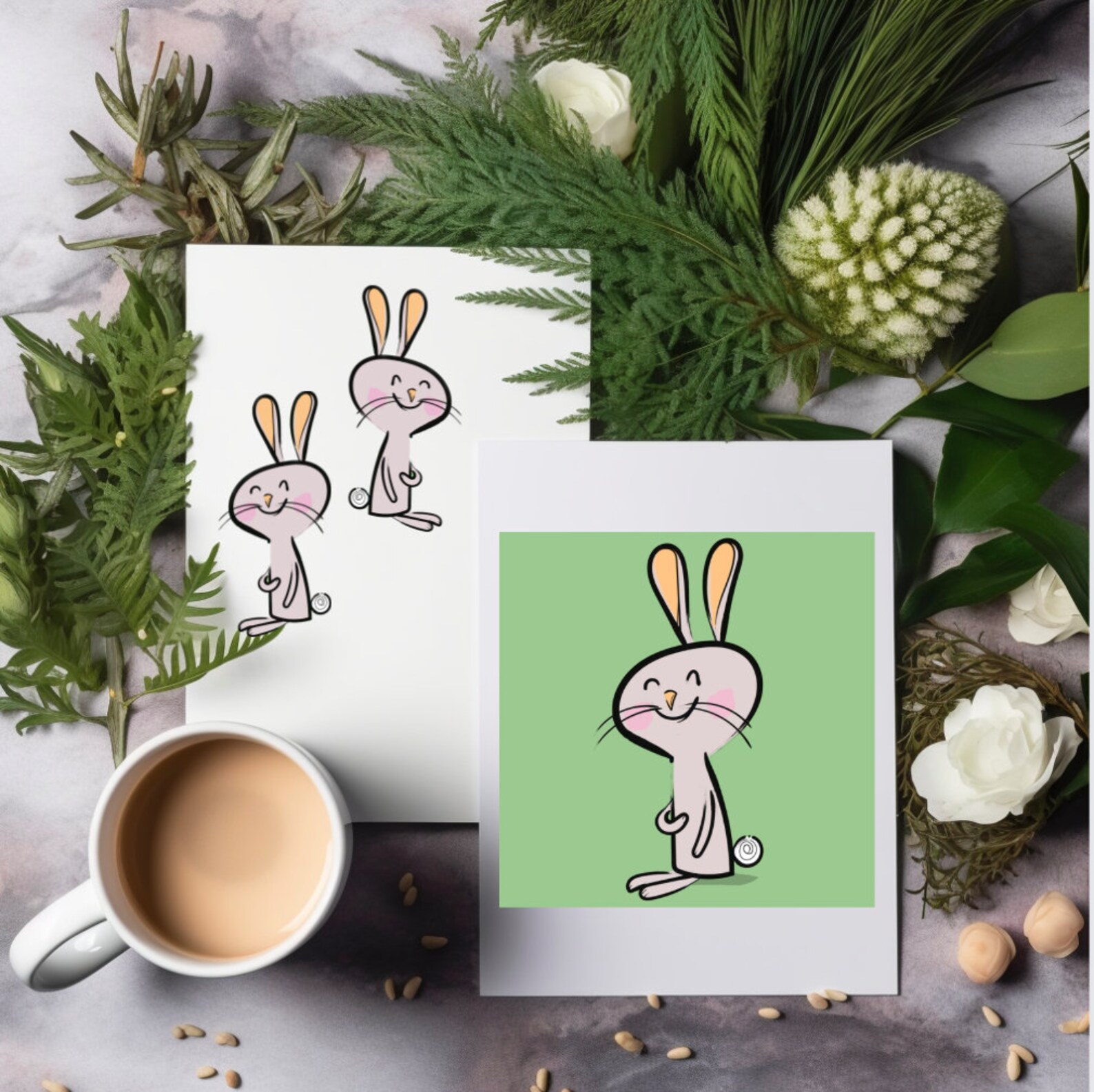 Bunny Kids Clipart, Hipster Avatar PNG Clipart Rabbit, Retro Bunny ...