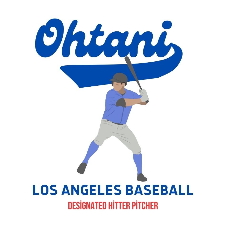 Shohei Ohtani png Los Angeles Baseball Shohei Ohtani tshirt design, Los ...