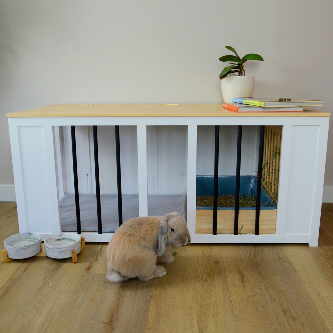 Freeroam Bunny Mansion Indoor Rabbit Cage With Integrated Toilet ...