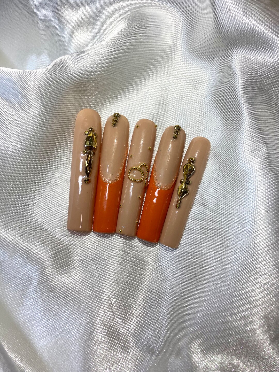 Leo Zodiac Inspired Press on Nail Manicure Kit - Etsy