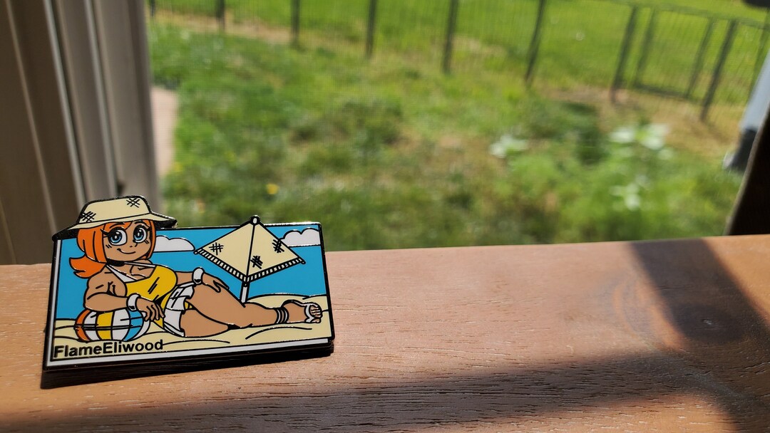 Amber Ashes Summer Time Hard Enamel Pin - Etsy
