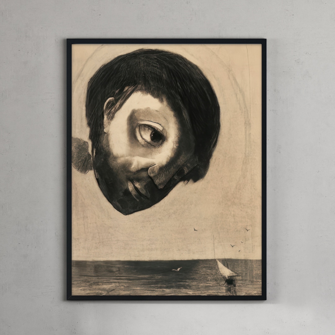 Redon Print, Redon Digital Art, Digital Download, Guardian Spirit of ...