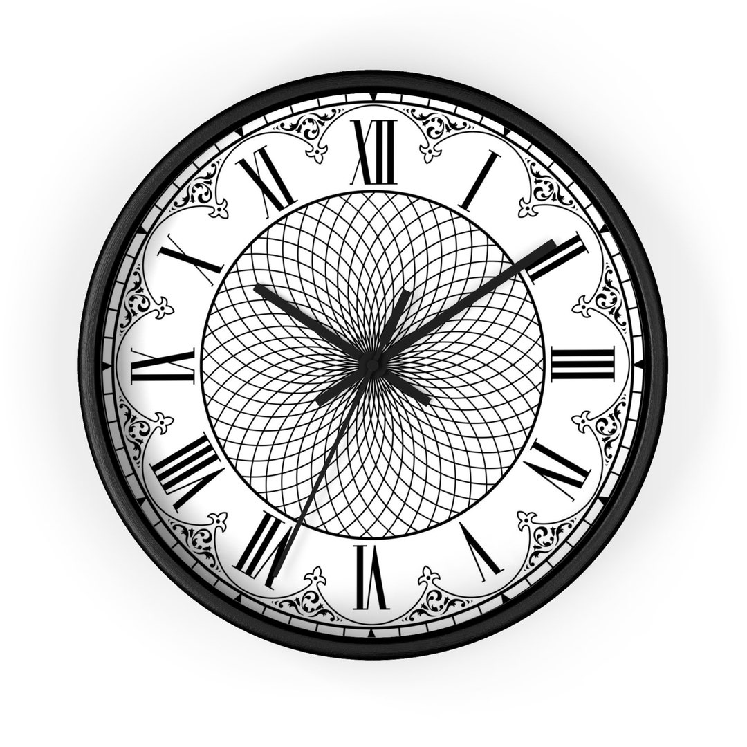 Elegantly Simple Wall Clock Etsy elegantly-simple-wall-clock-etsy