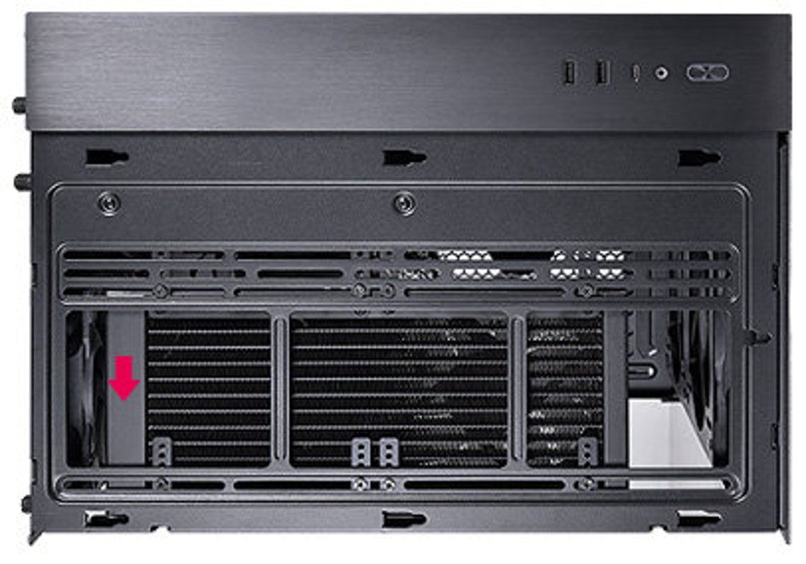 LIAN LI RB-001 Radiator Offset Mounting Bracket Black 011D Mini & 011 ...