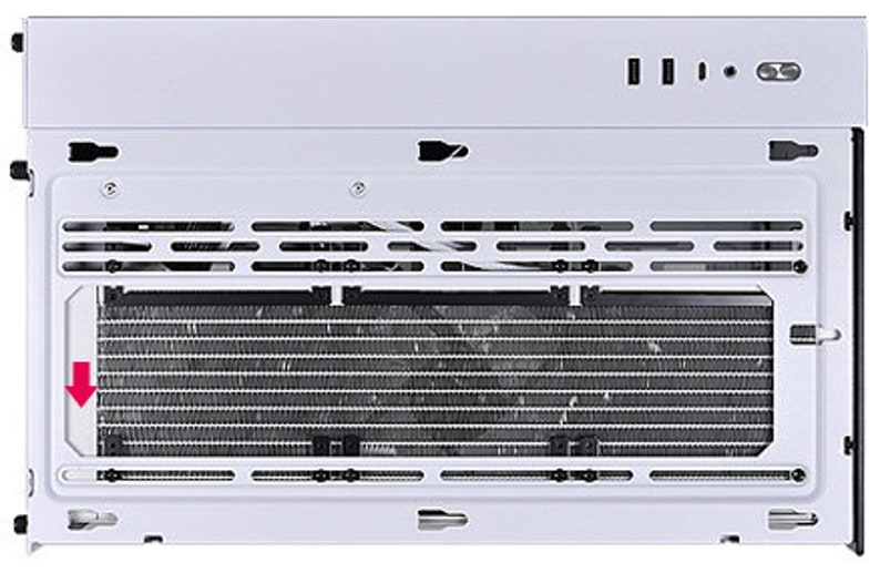 LIAN LI RB-001 Radiator Offset Mounting Bracket Black 011D Mini & 011 ...