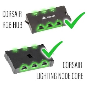 Corsair 4 Pin Rgb Fan Extension Cable for QL LL ML Fans 23” Inch ( Ship ...