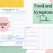 Food and Symptom Tracker | Printable | Celiac, IBS Diary, Allergies ...