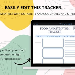 Food and Symptom Tracker | Printable | Celiac, IBS Diary, Allergies ...