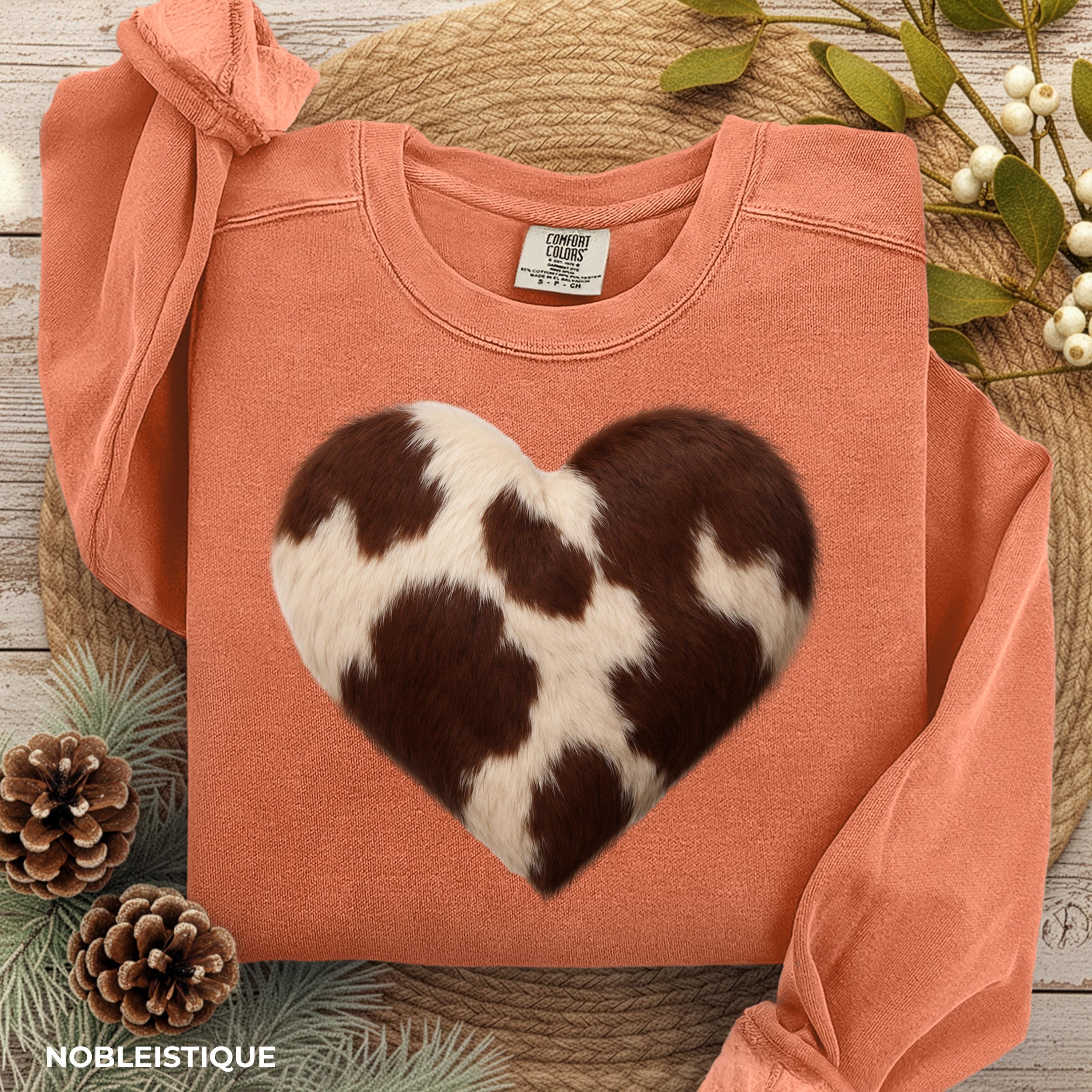 Cow Pattern Heart Shape PNG: Cow Print Heart, Cowgirl Valentine's Day ...