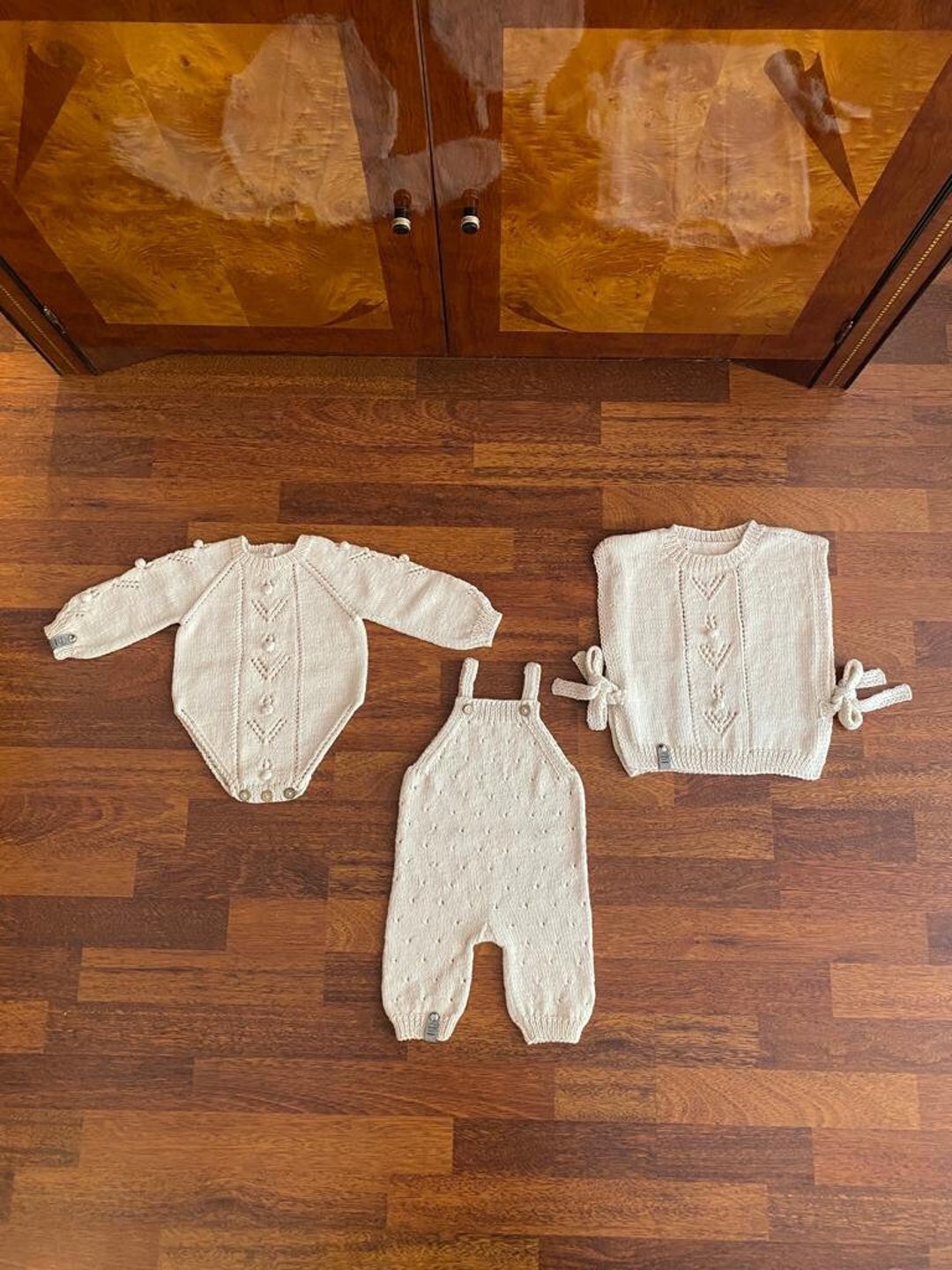 100% Organic Cotton Baby Knitted Set - Chemical-sustainable Organic ...