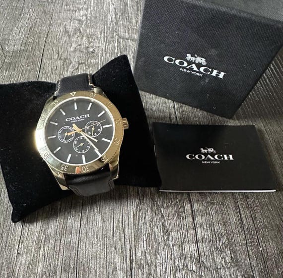 Coach Casey Men’s Watch Chronograph With Box Working … - Gem