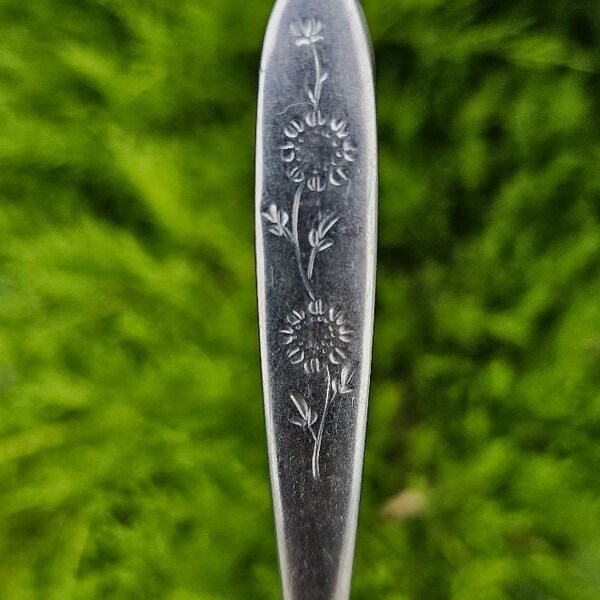 Floral Spoon Ring - Etsy