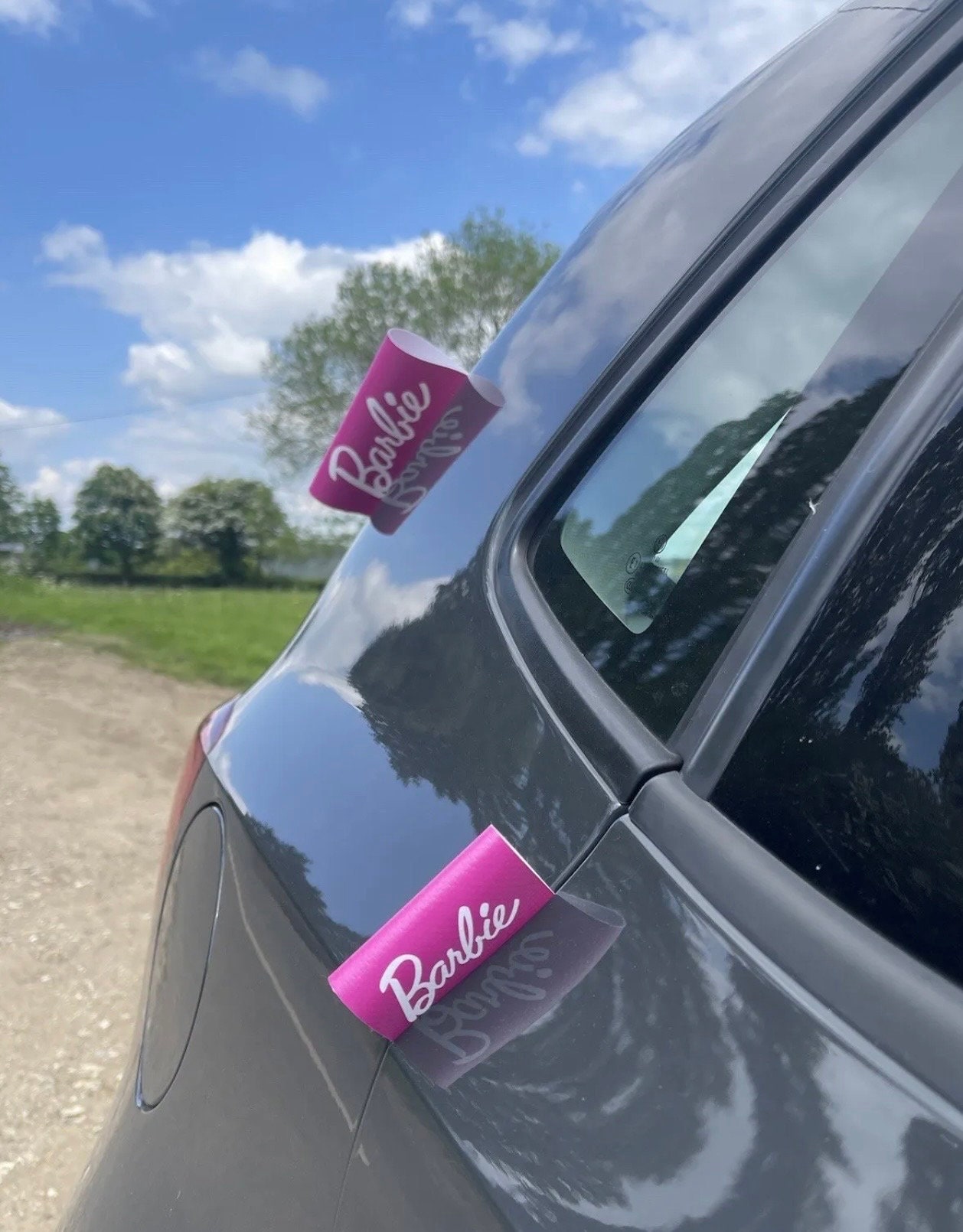 Barbie Car Sticker Label Tag TAG YOUR CAR Gift Ideas Automotive Car ...