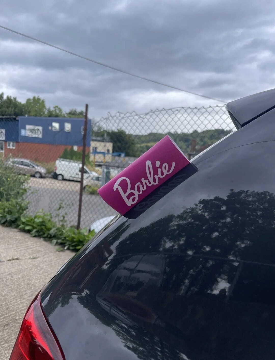 Barbie Car Sticker Label Tag TAG YOUR CAR Gift Ideas Automotive Car ...