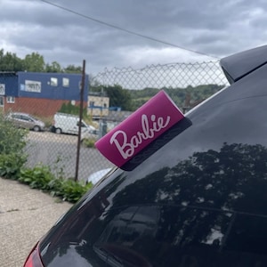 Barbie Car Sticker Label Tag TAG YOUR CAR Gift Ideas Automotive Car ...