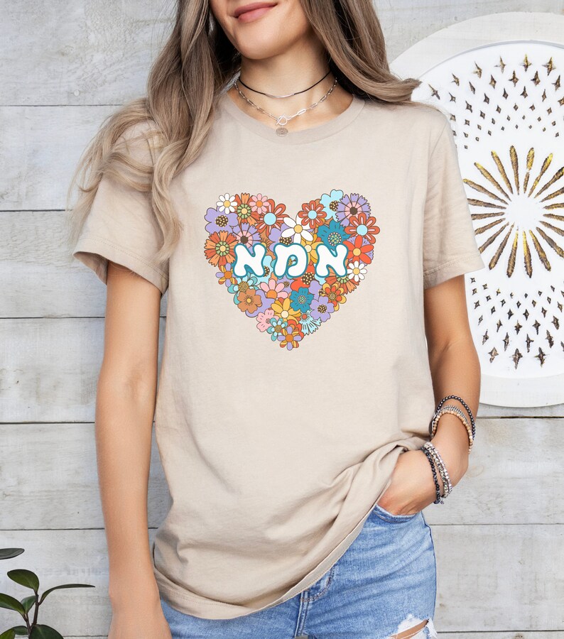 Ima Hebrew Shirt, Imma אמא Flower Heart Hebrew Tshirt, Jewish Shirt ...