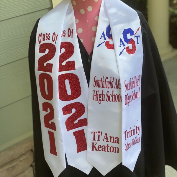 2024 High School Senior Stole - Etsy