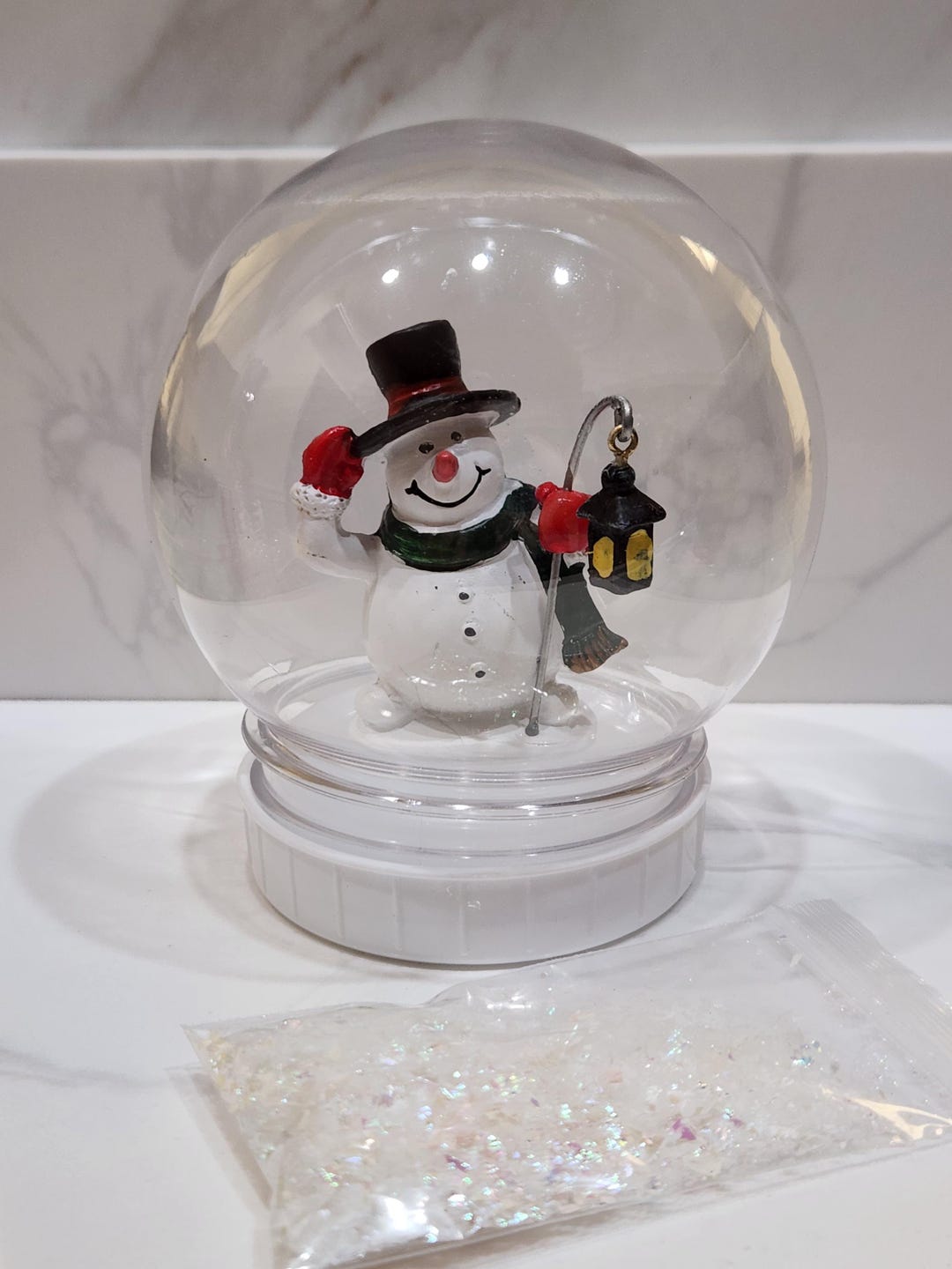 DIY Christmas Snow Globe Kit, Make Your Own Holiday Decor - Etsy