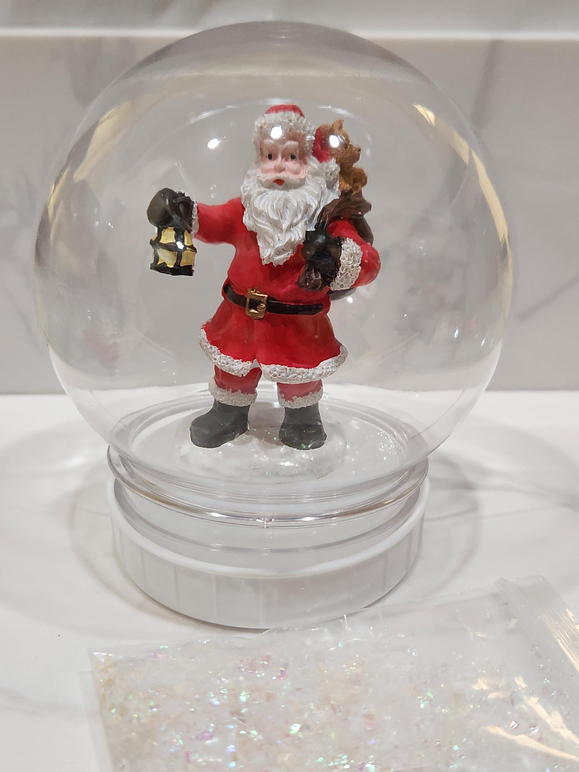 DIY Christmas Snow Globe Kit, Make Your Own Holiday Decor - Etsy