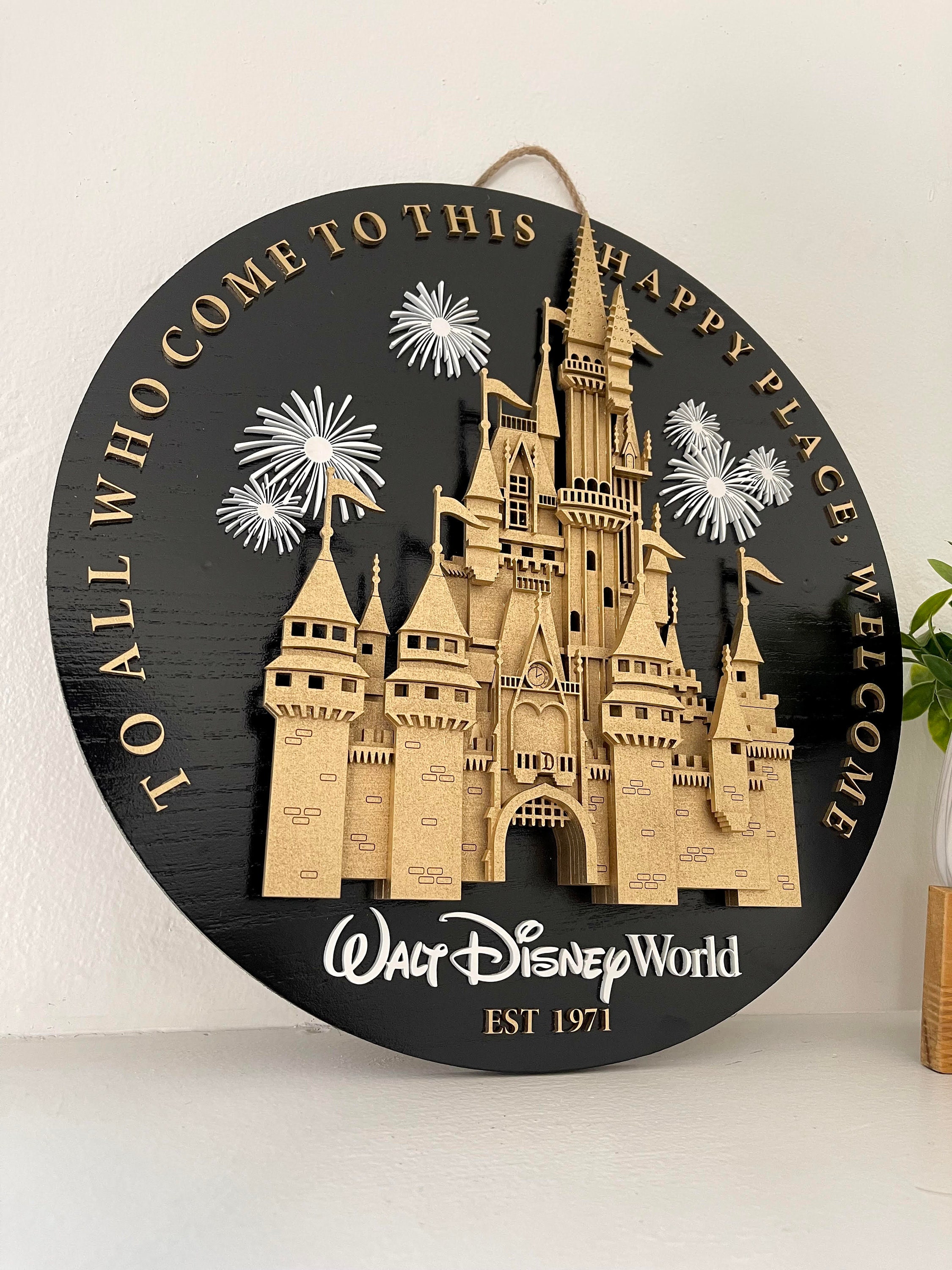 Disney World Cinderella Castle | to All Who Come to This Happy Place ...