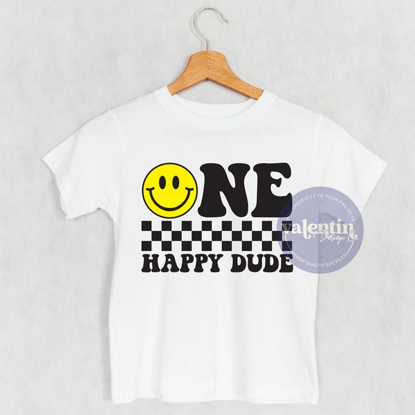 One Happy Dude Svg - Etsy