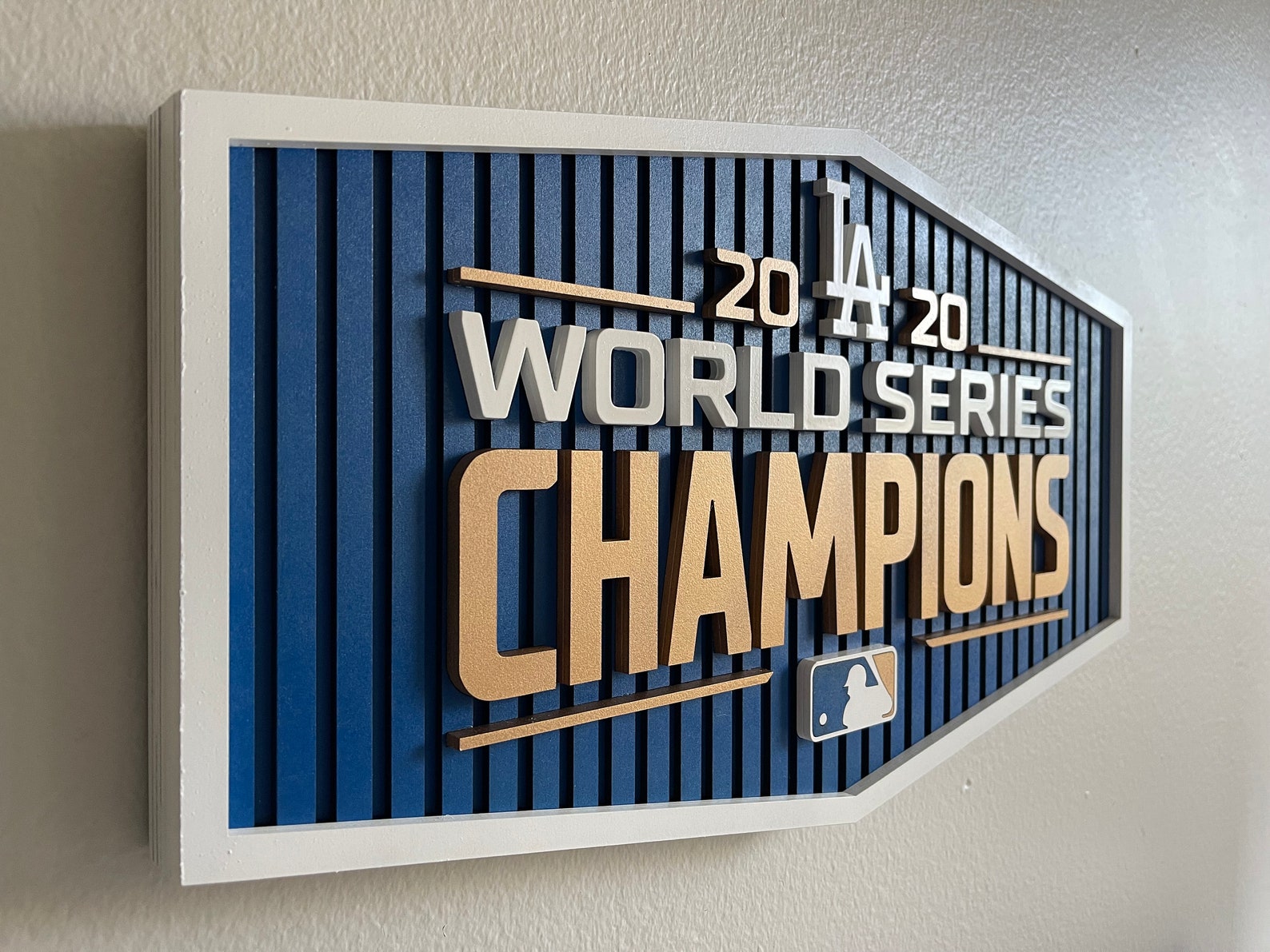 Los Angeles Dodgers 2020 World Series Champions Wood Display Sign - Etsy