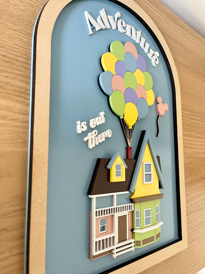 Adventure is Out There Sign | UP Movie Inspired Sign | Carl and Ellie ...
