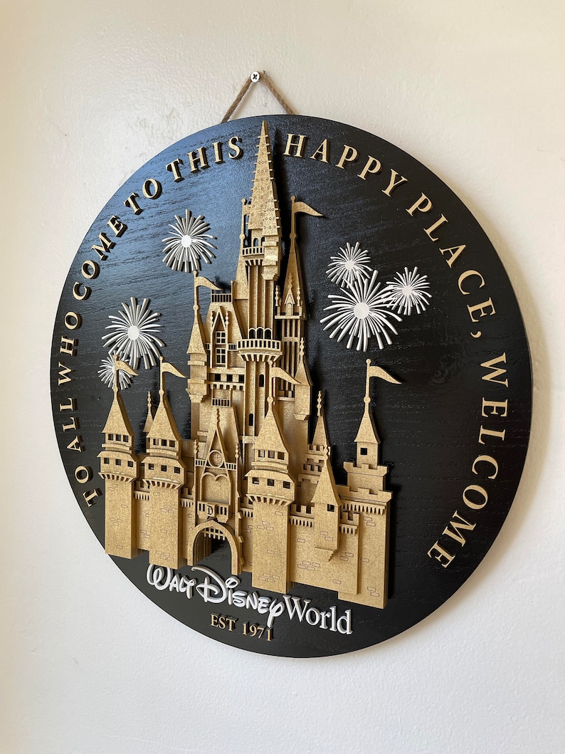 Disney World Cinderella Castle | to All Who Come to This Happy Place ...