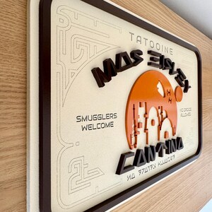 Mos Eisley Cantina Sign | Star Wars Sign | Tatooine Sign | Disney ...