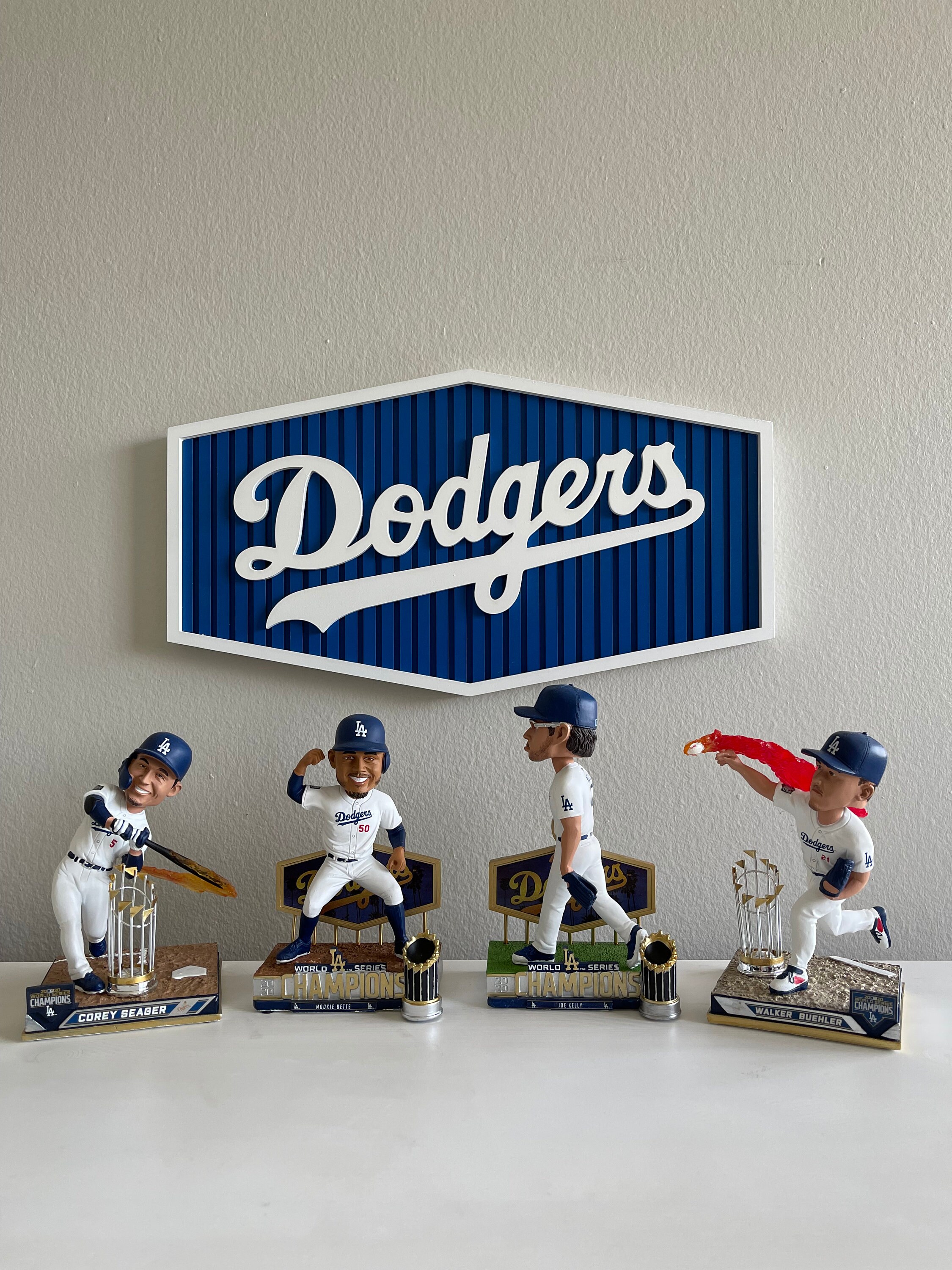 Los Angeles Dodgers Logo Wood Display Stadium Sign - Etsy