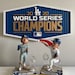 Los Angeles Dodgers 2020 World Series Champions Wood Display Sign - Etsy