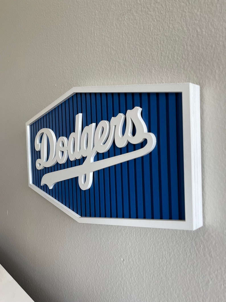 Los Angeles Dodgers Logo Wood Display Stadium Sign - Etsy