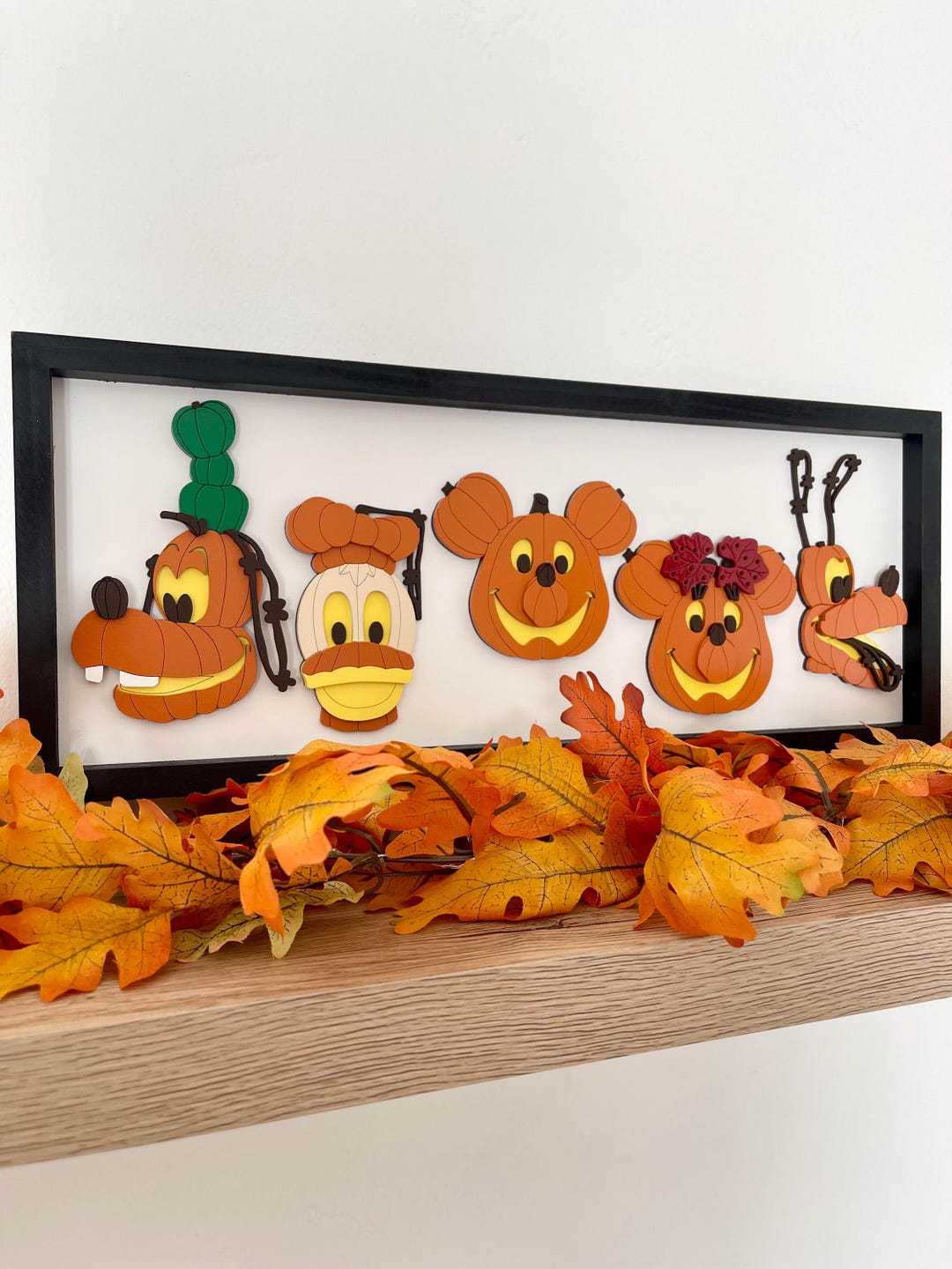 Disneyland Entrance Gate Pumpkins Sign | Mickey and Friends Pumpkin ...