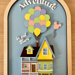 Adventure is Out There Sign | UP Movie Inspired Sign | Carl and Ellie ...