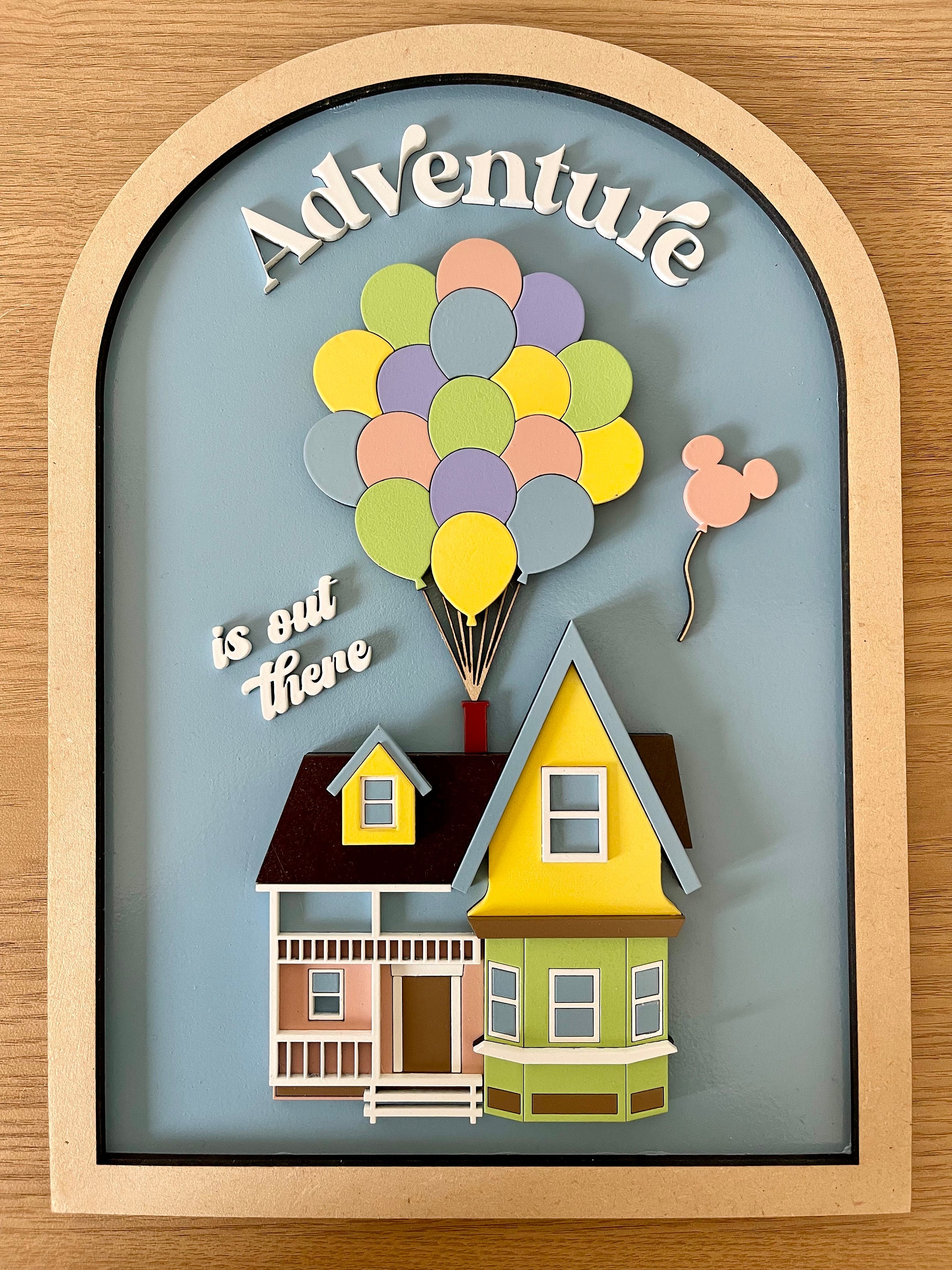 Adventure is Out There Sign UP Movie Inspired Sign Carl and Ellie Decor ...