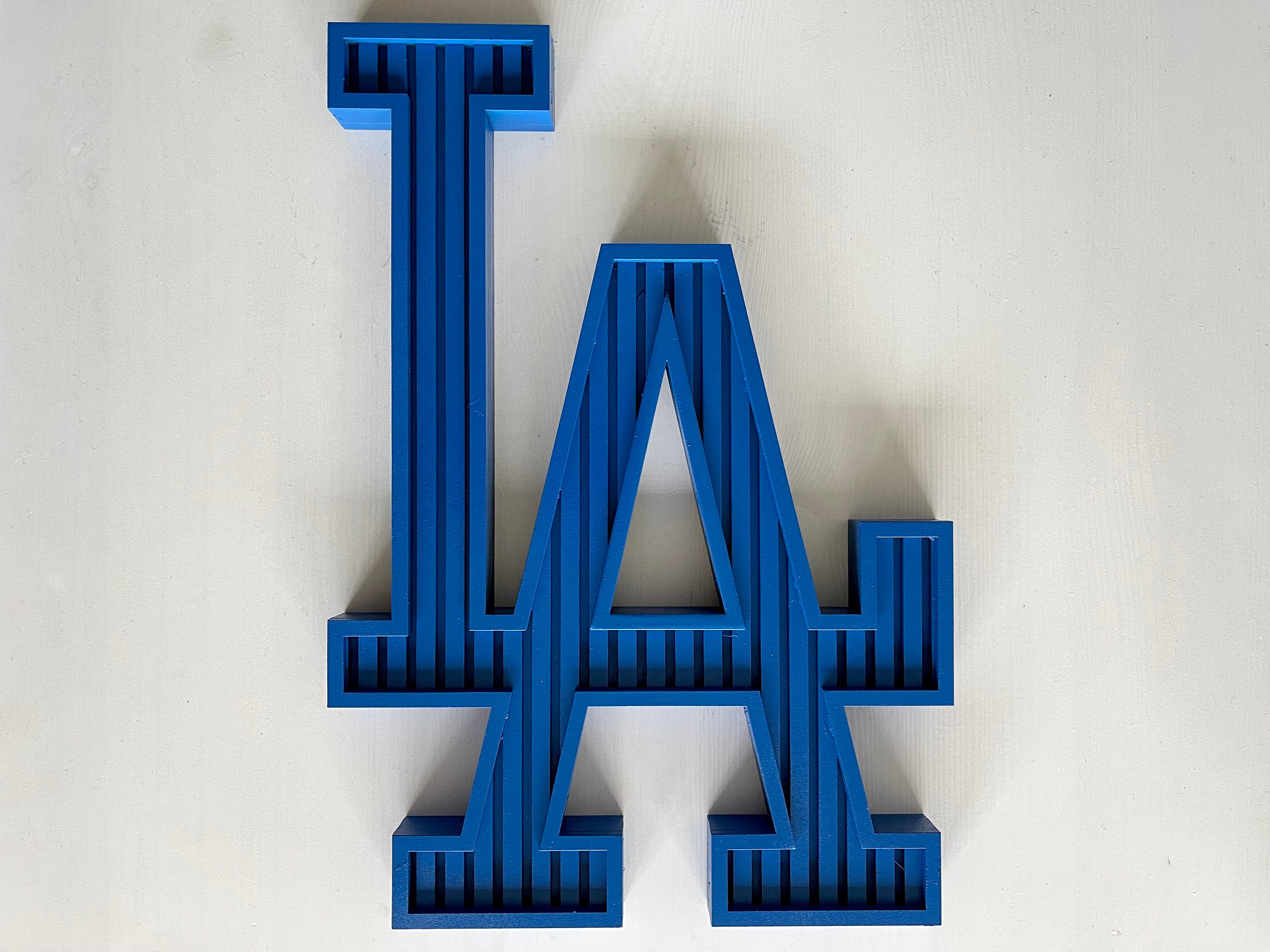 LA Dodgers Stadium Logo Wood Display Sign - Etsy