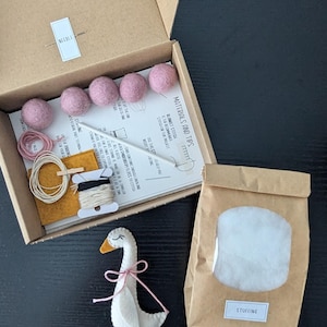 DIY Kit Goose Felt Banner, Geese Banner for Nursery/room DIY Kit, Make ...