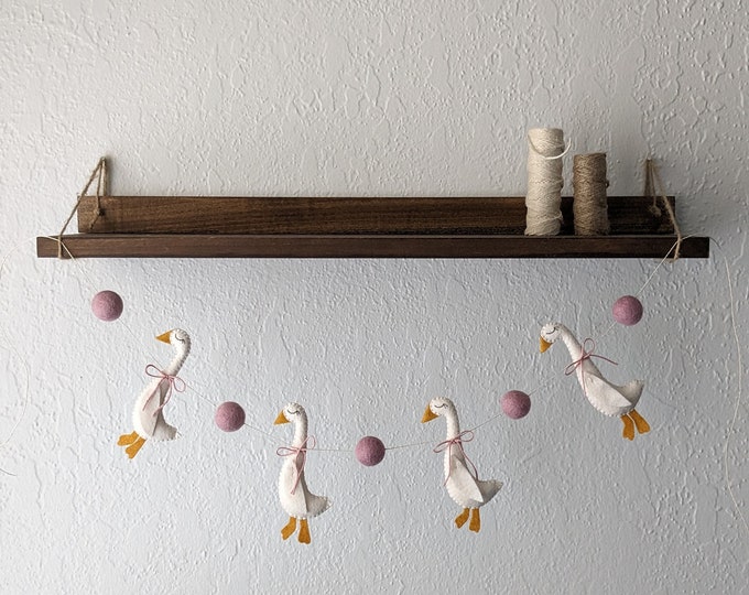 Custom Goose Felt Banner, Geese Banner for Nursery/room, Geese Garland ...