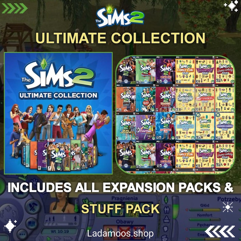 The Sims 2 Ultimate Collection Complete With ALL Expansions and Stuff ...