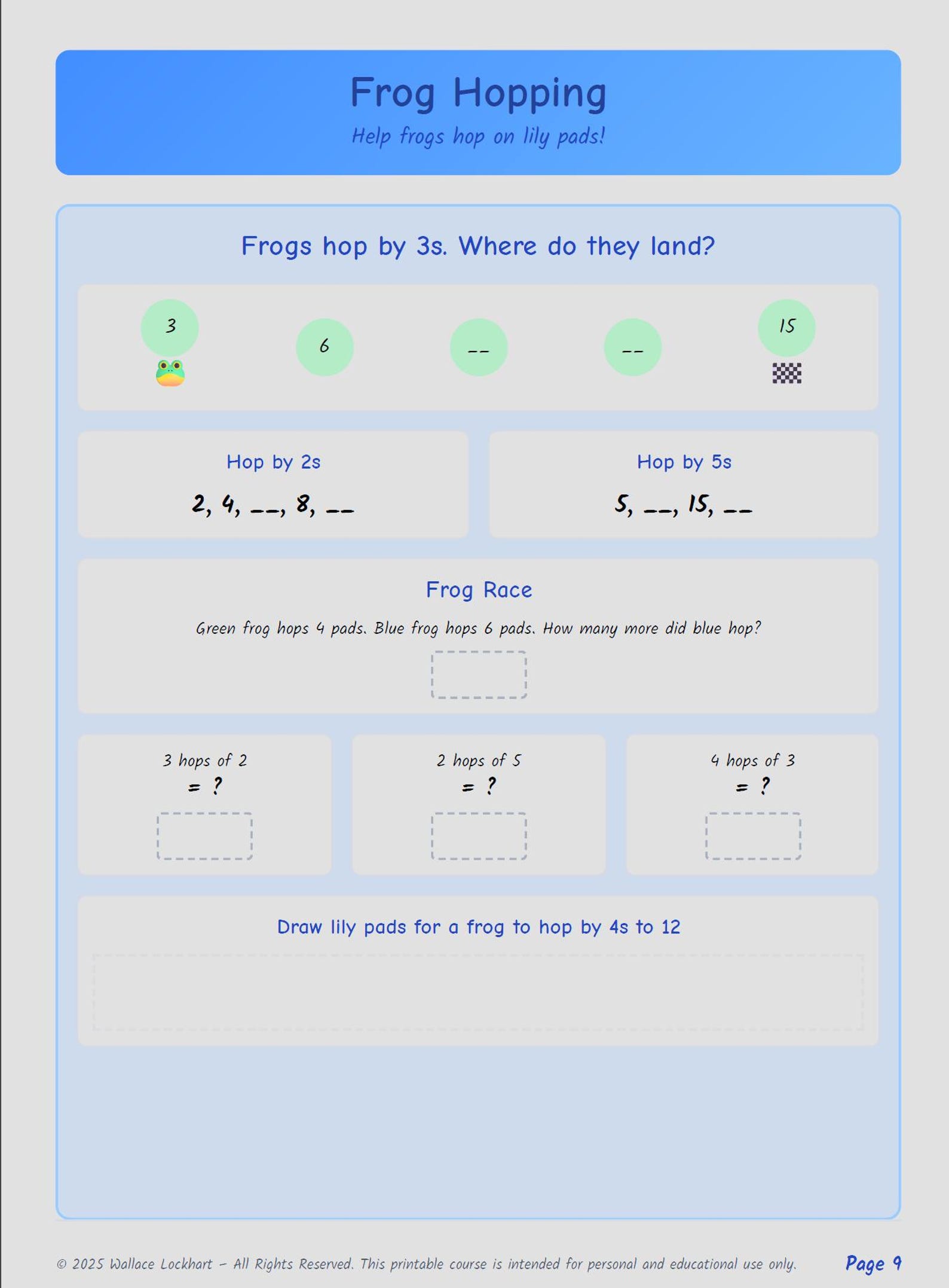 Printable Math Workbook Ages 5–7 | Rainy Day Math Book | 50 A4 Pages ...