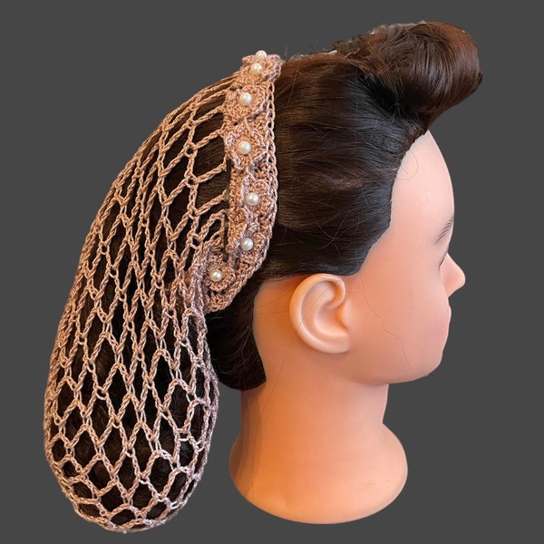 Pearl Hair Net - Etsy