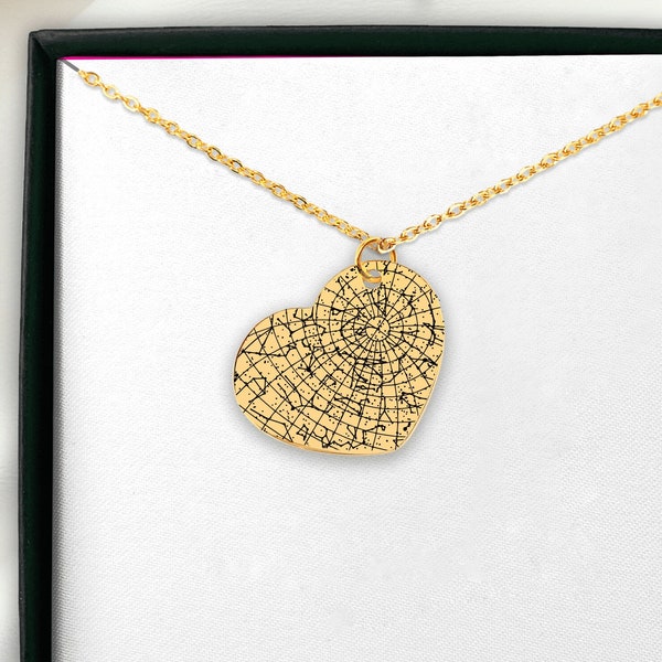 Heart Shaped Map - Etsy