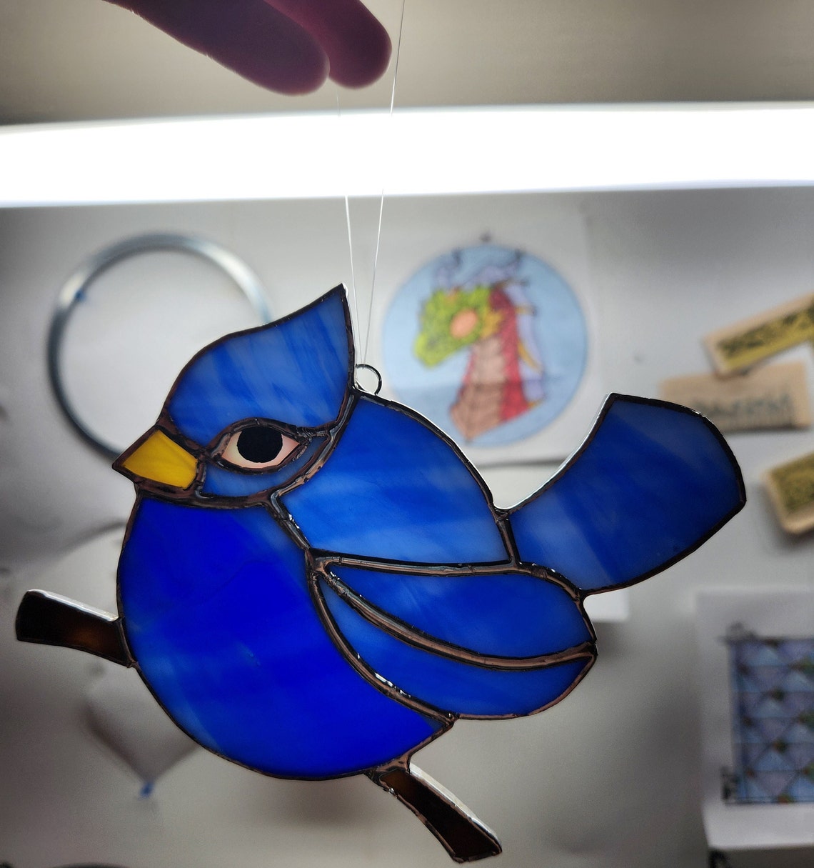 Bluebird Stained Glass Pattern - Hobby License - Etsy
