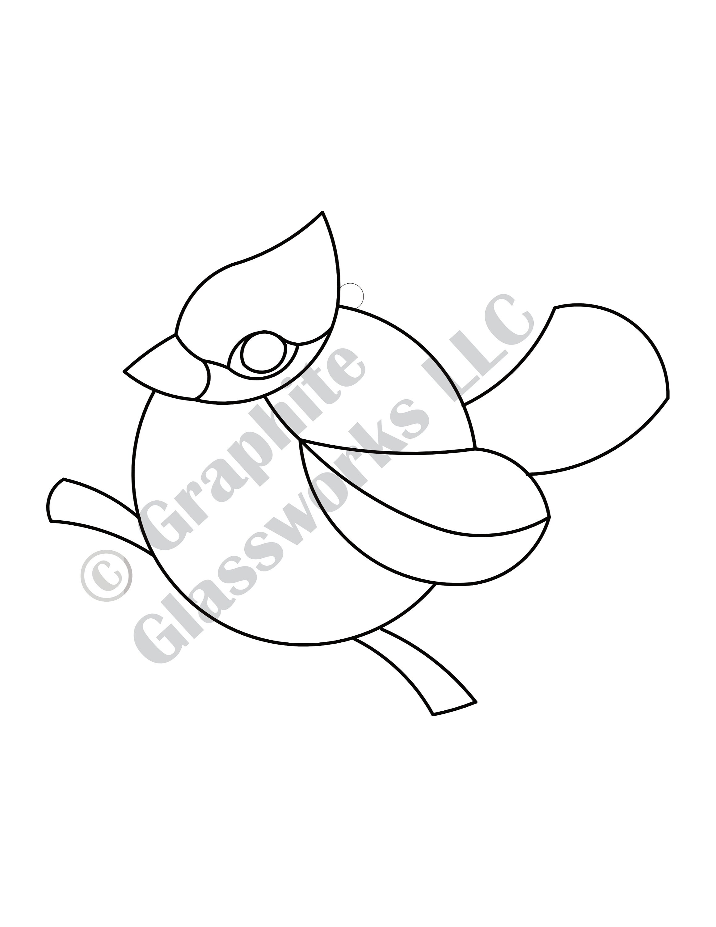 Bluebird Stained Glass Pattern - Hobby License - Etsy