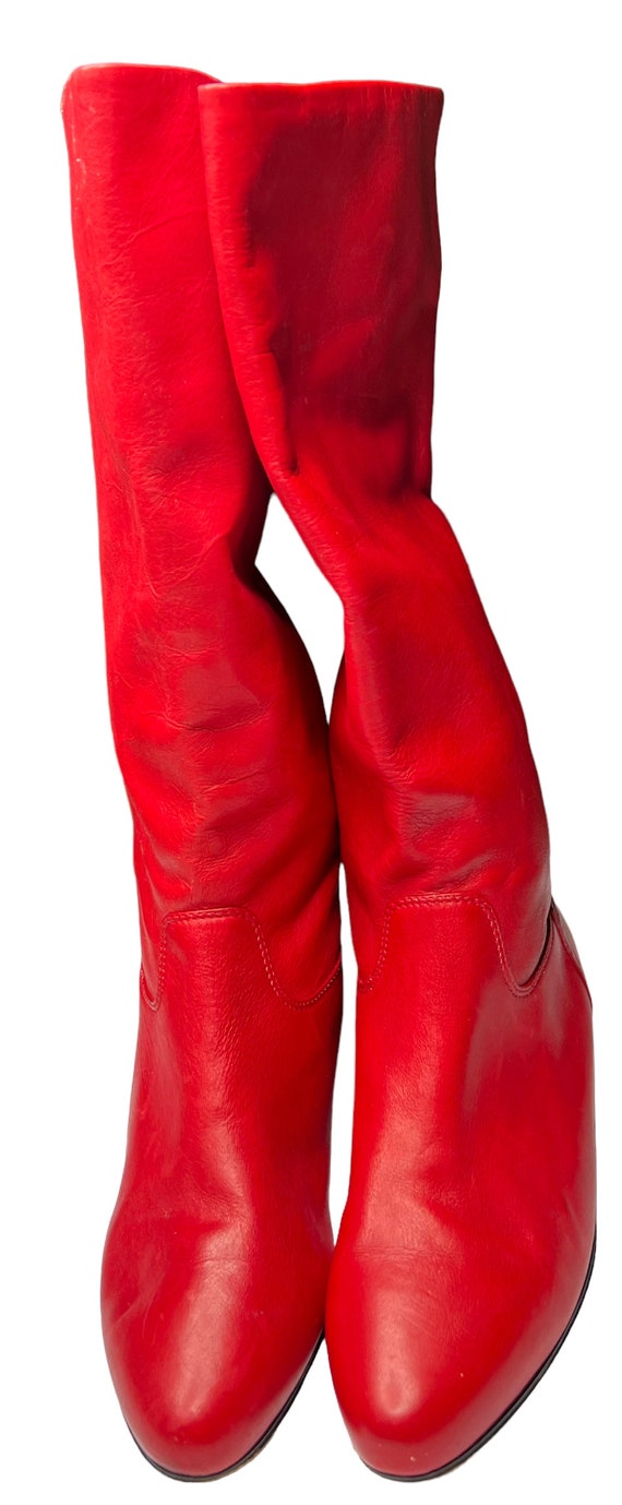 80s red boots - Gem